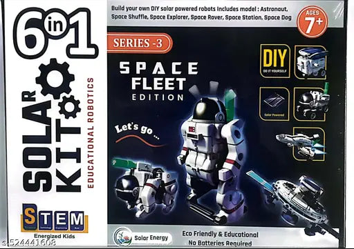 6-in-1 Solar Kit Space Fleet Series-3, DIY Educational series- Series ...