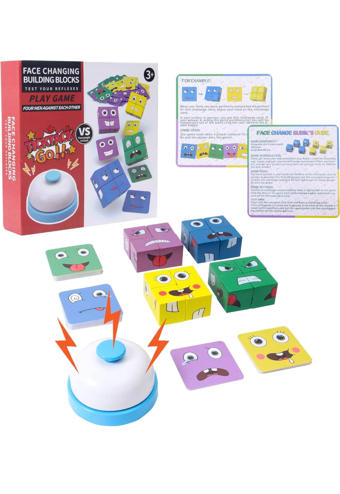 Face Changing Rubik Cube with Buzzer – Etrending