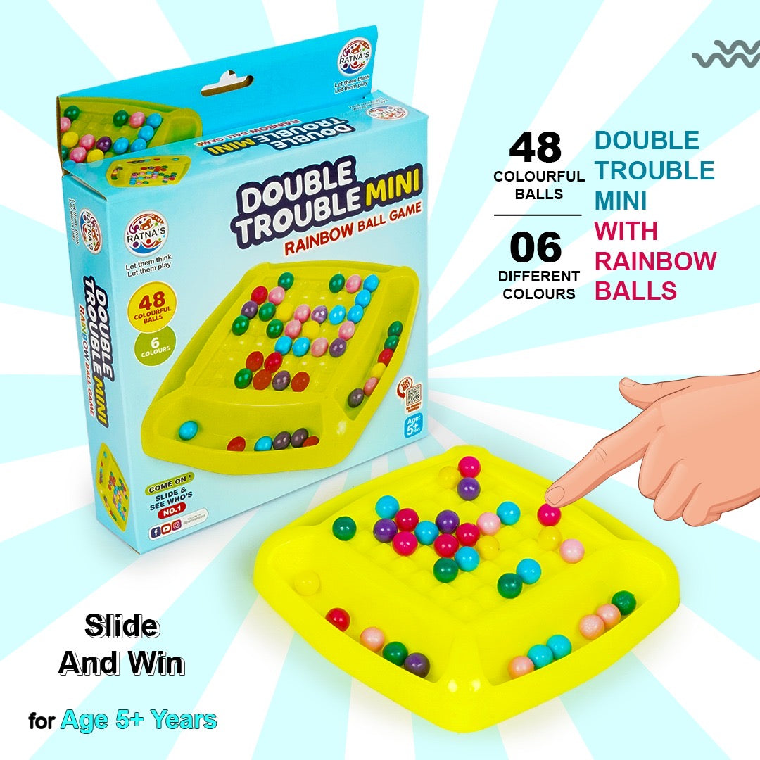 Double Trouble Mini- Rainbow Ball Game – Etrending